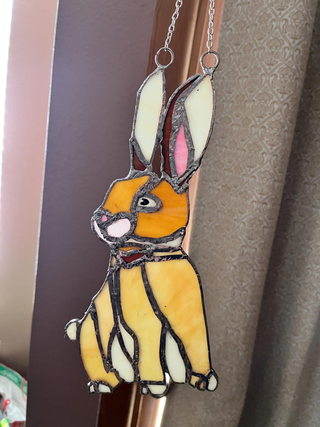 Bunny Stained Glass Pattern PDF Pattern Download - Etsy