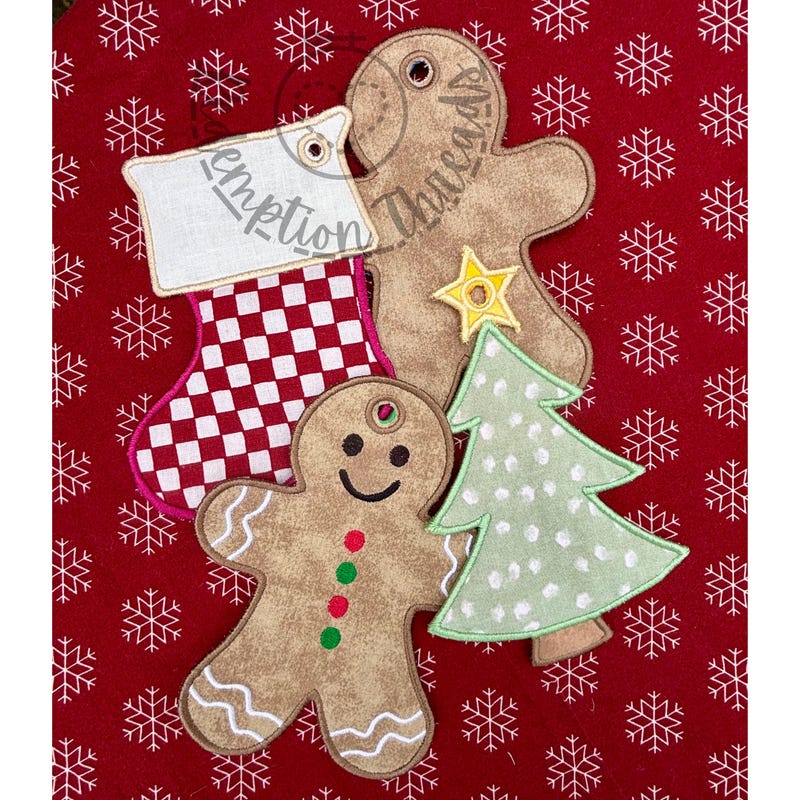Christmas Treat Bags Gingerbread - Etsy