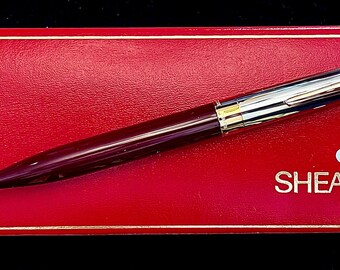 Sheaffer Crest modern Ballpoint Pen Unusual Variant Chrome, Gold Plate ...