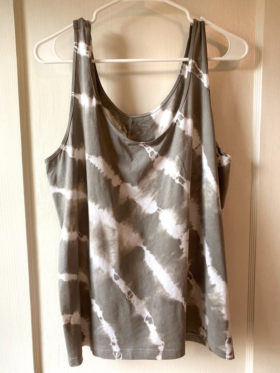 Dark Gray Natural Dye Tank | Etsy