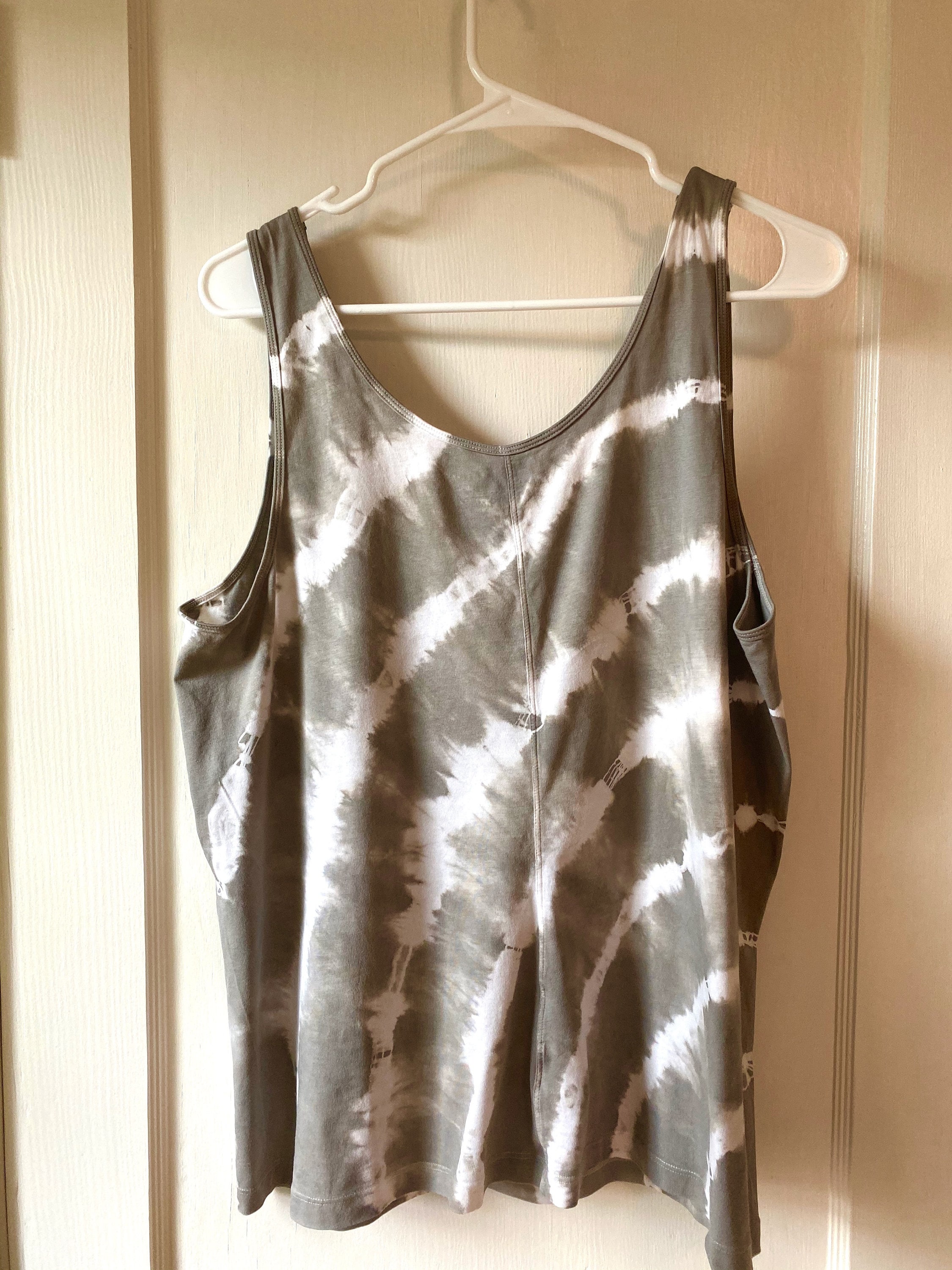 Dark Gray Natural Dye Tank - Etsy