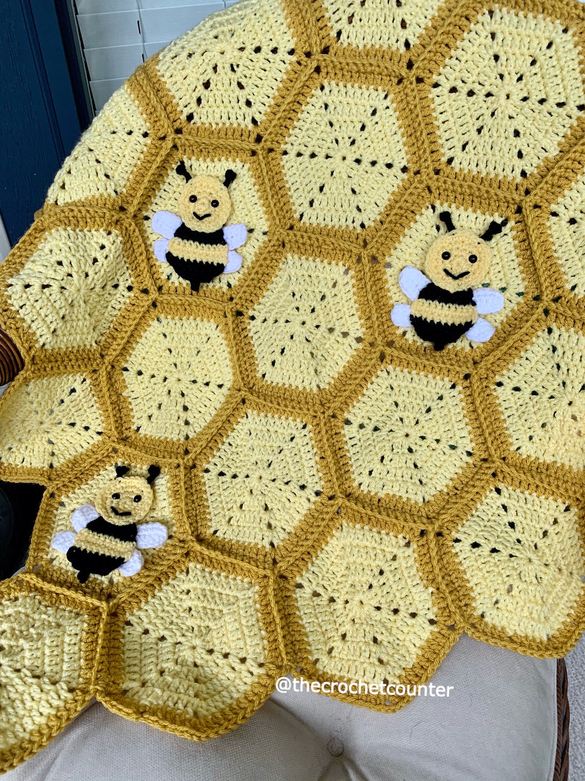Bumble Bee Baby Blanket Pattern/crochet - Etsy UK