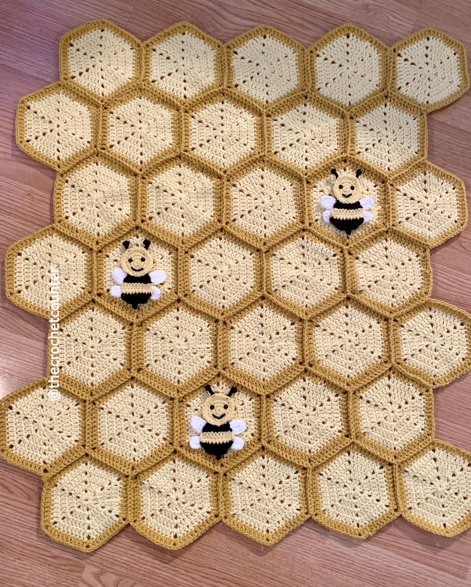 Bumble Bee Baby Blanket Pattern/crochet - Etsy