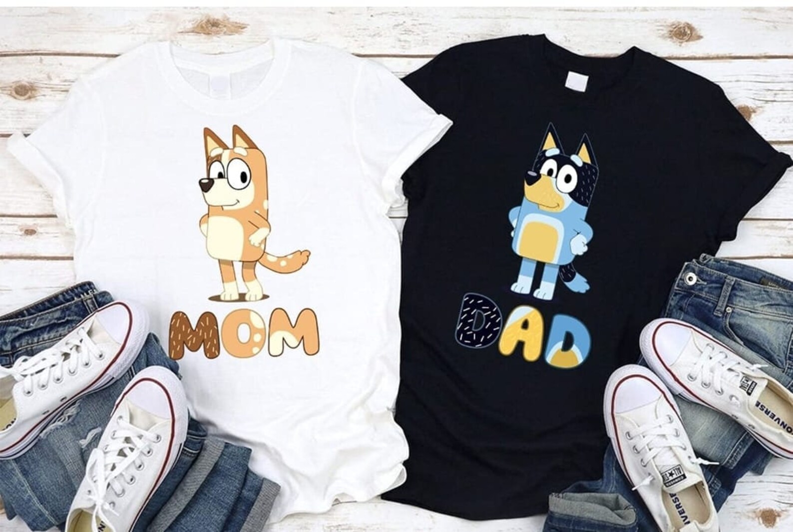 Bluey party Bluey et bingo Bluey Family T-shirts Bluey - Etsy Canada