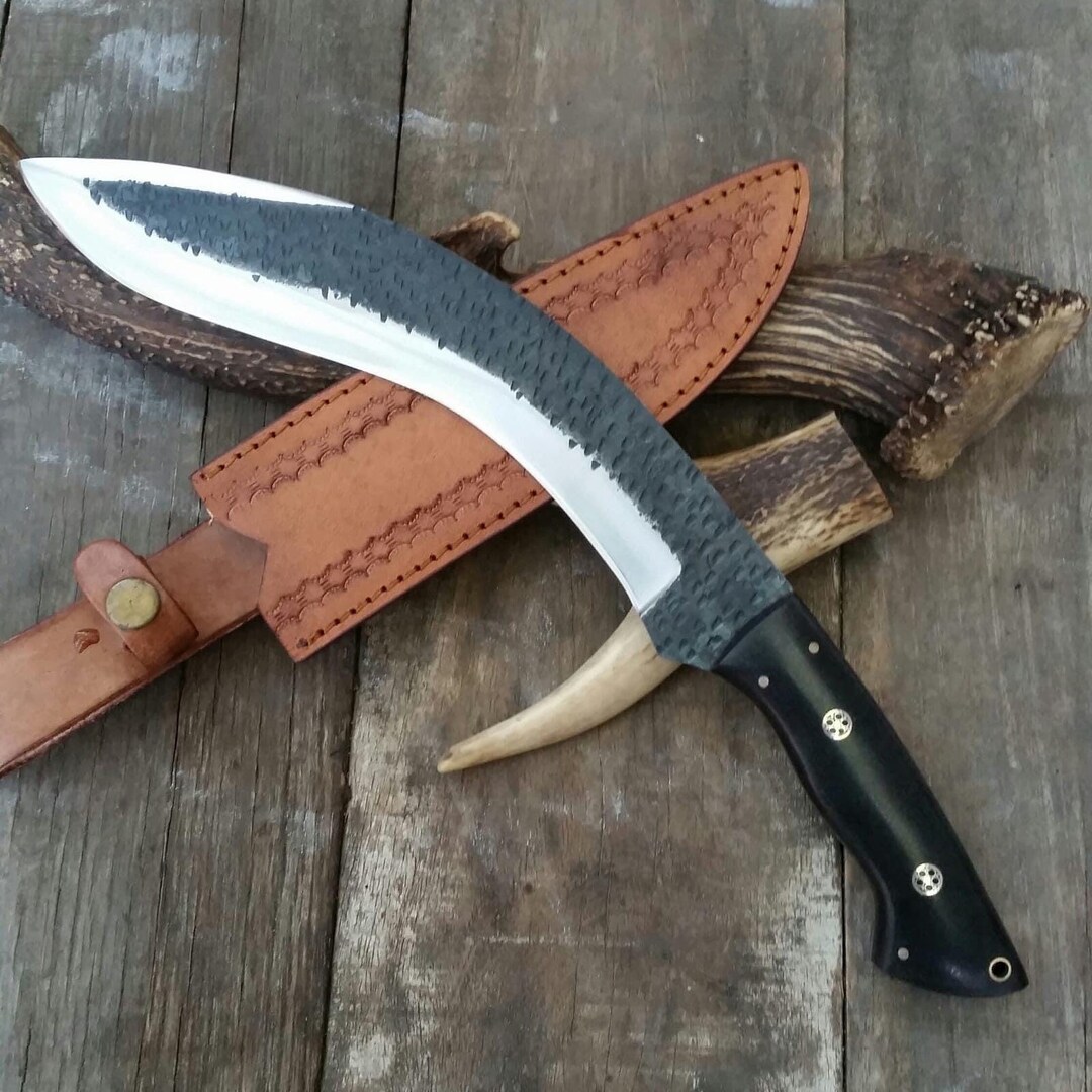 14hand Forged Custom Made Camping Survival Outdoor Kukri Best Camp ...