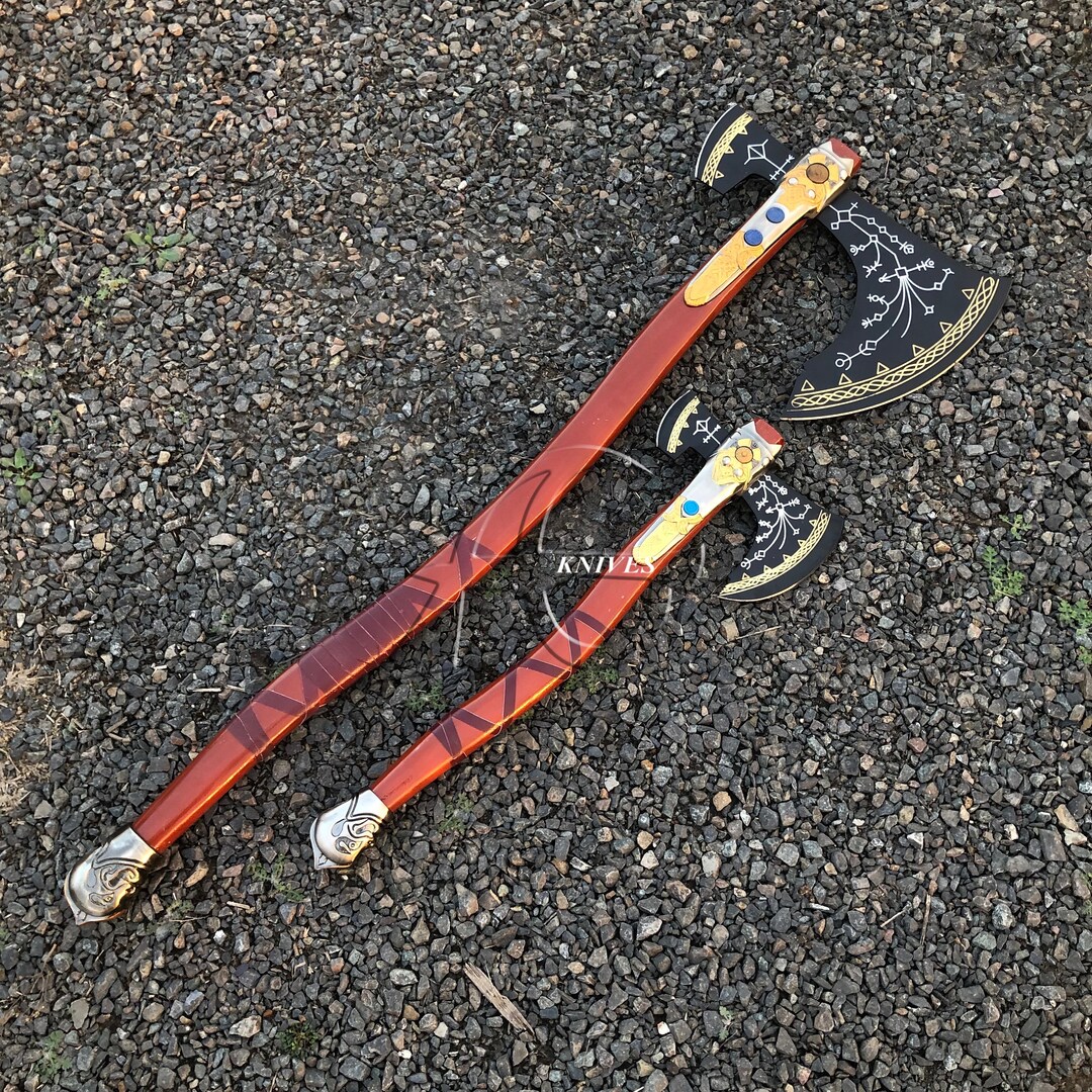 God of War Axe Custom Axe-blade of the Leviathan: Gaming Axe for ...