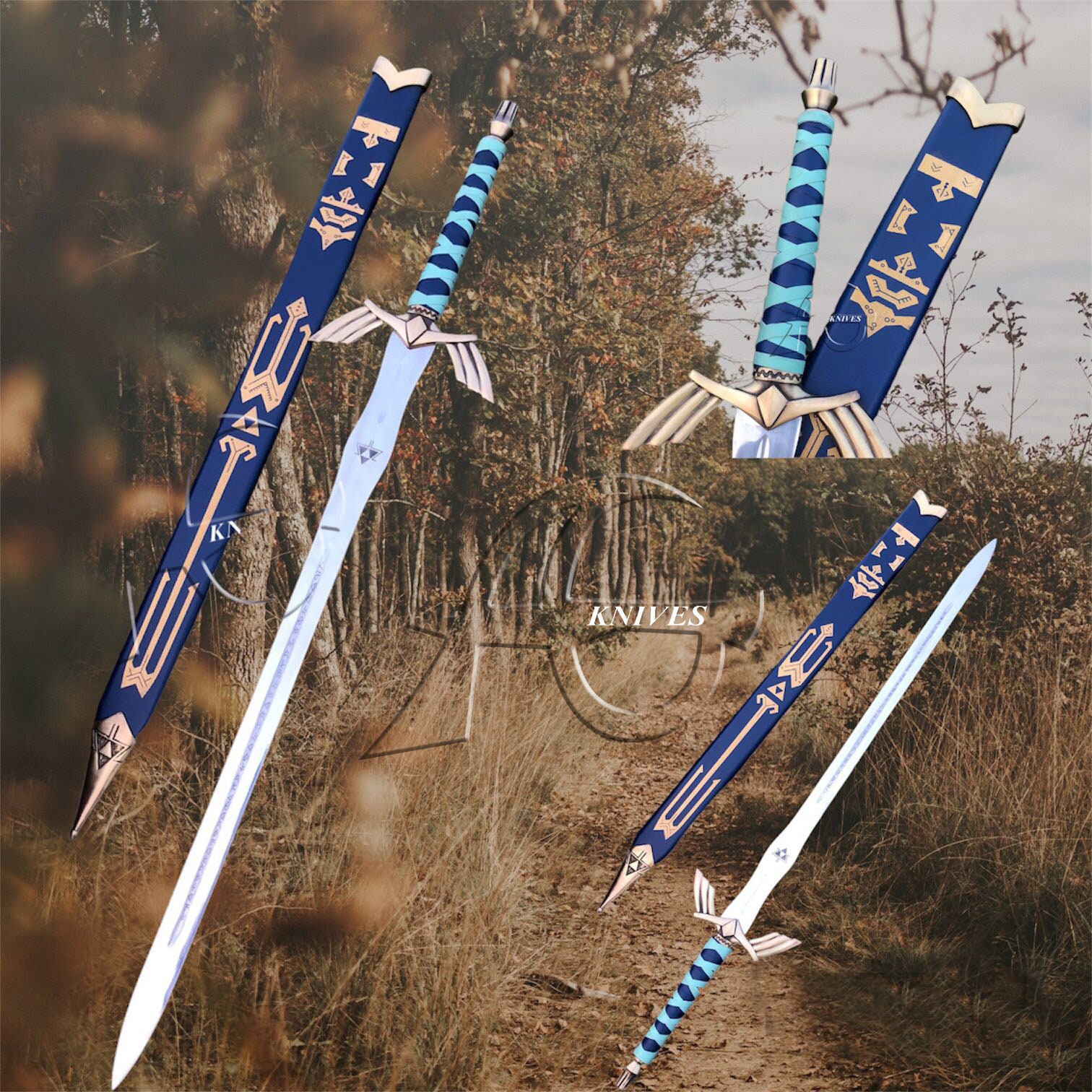 Hand Forged Steel Sword, the LEGEND of ZELDA Sword Custom Engraved ...