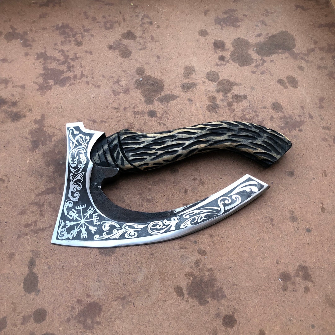 Medival Pizza Cutter Axe / Slicer Axe / Hand Forged Viking Cutter Axe ...