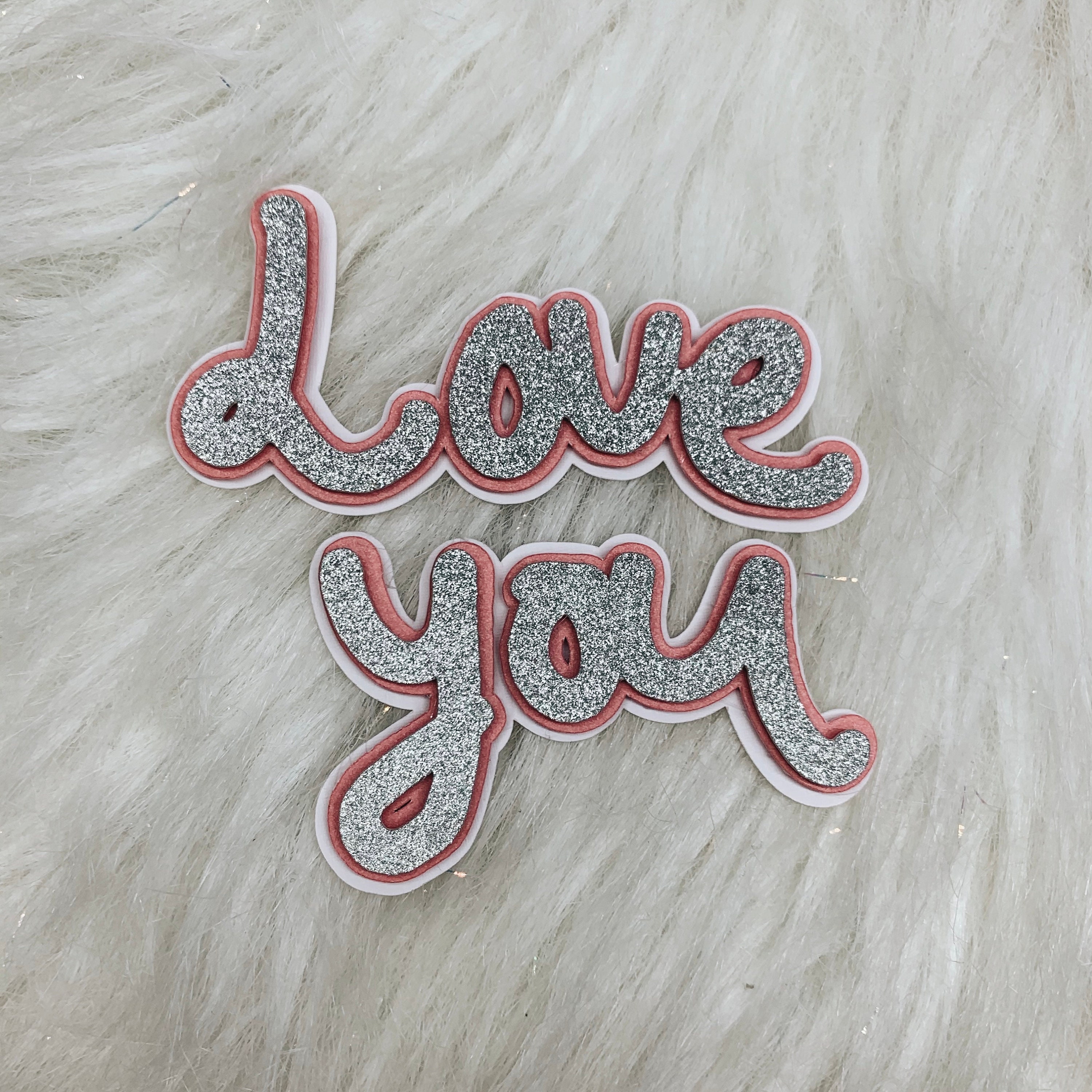 Valentine's Day Shaker Topper Layered Cake Topper Svg - Etsy