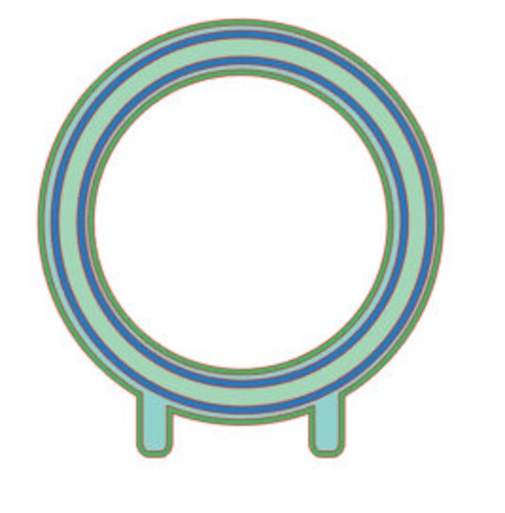 Stationery Templates DXF for silhouette SVG for cricut Shaker layer ...