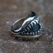 Cast Silver Mouth Ring, Hand Carved Lost Wax Sterling Silver Figurative ...