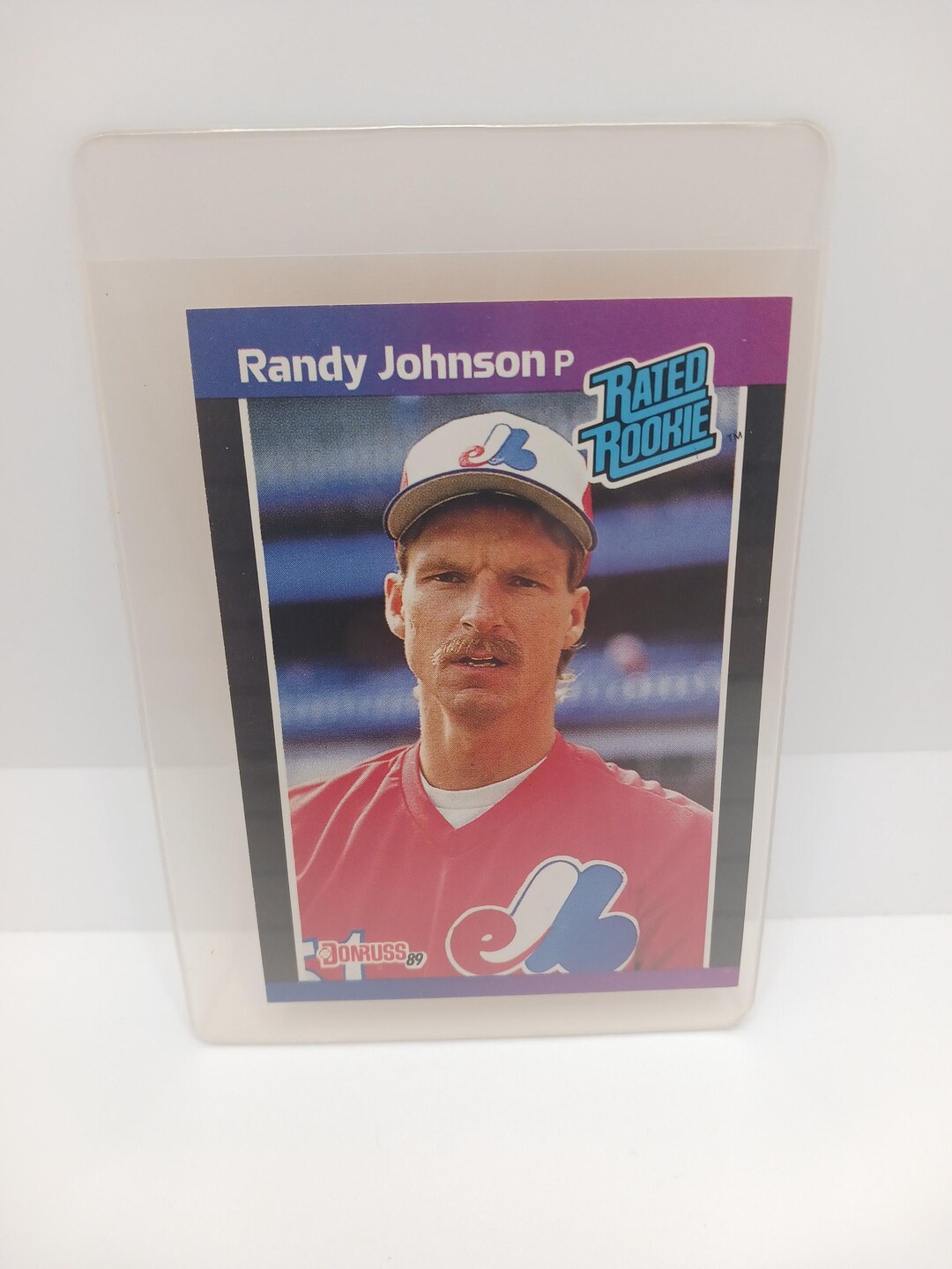 RANDY JOHNSON DONRUSS 89 Error Card Wrong Birthdate Gem Mint Not Graded ...