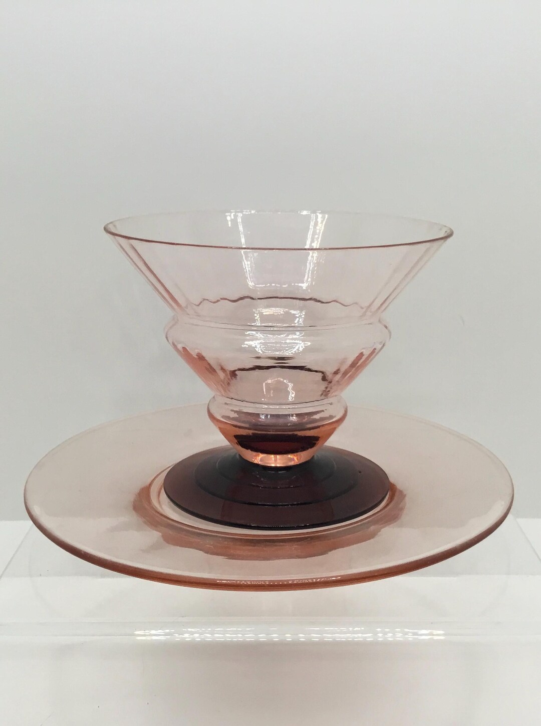 Utility Glass Works Inverted Christmas Tree With Underplate. - Etsy