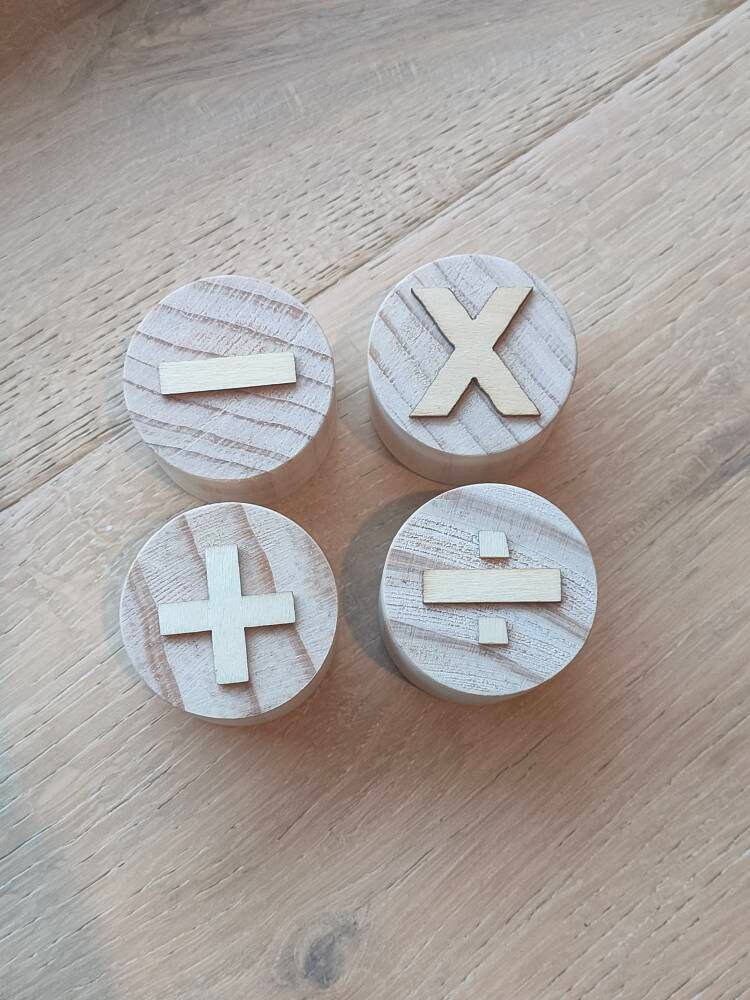 Literacy and Numeracy Wooden Playdough Stamps - Etsy