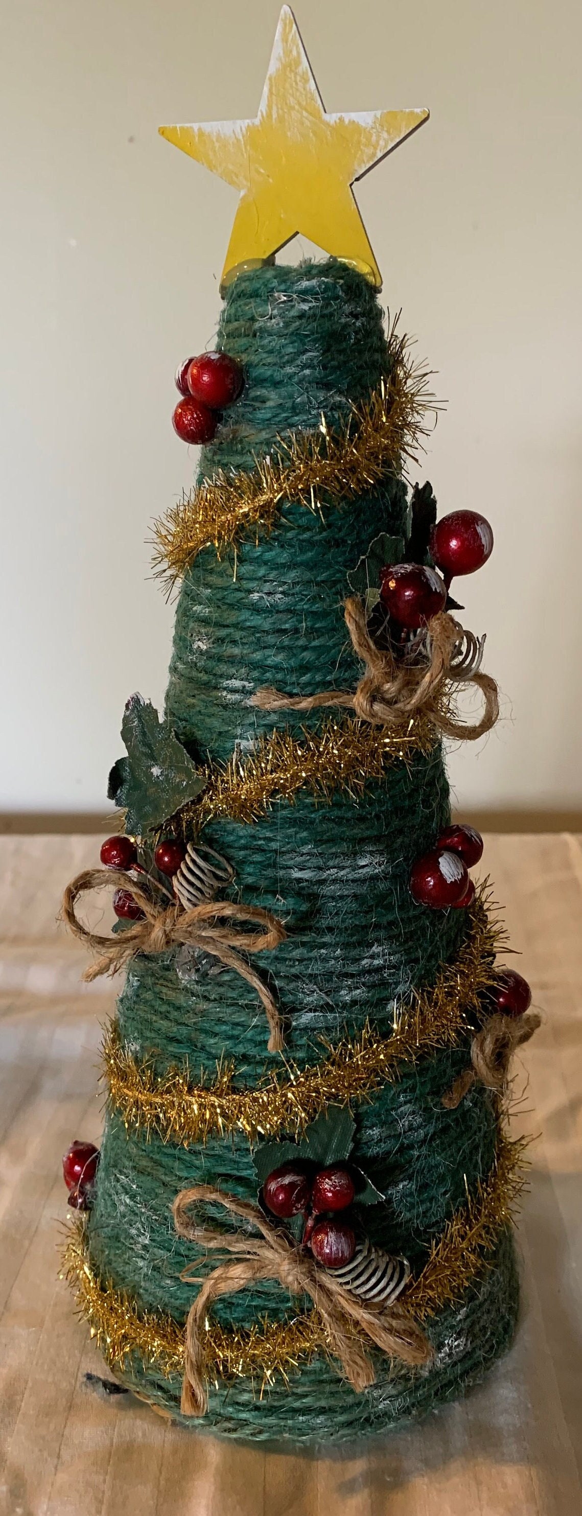 Handmade Styrofoam Christmas Trees - Etsy