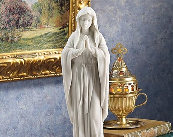Virgin mary statue | Etsy