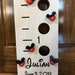 Custom Engraved Disney-themed Wooden Growth Chart - Etsy