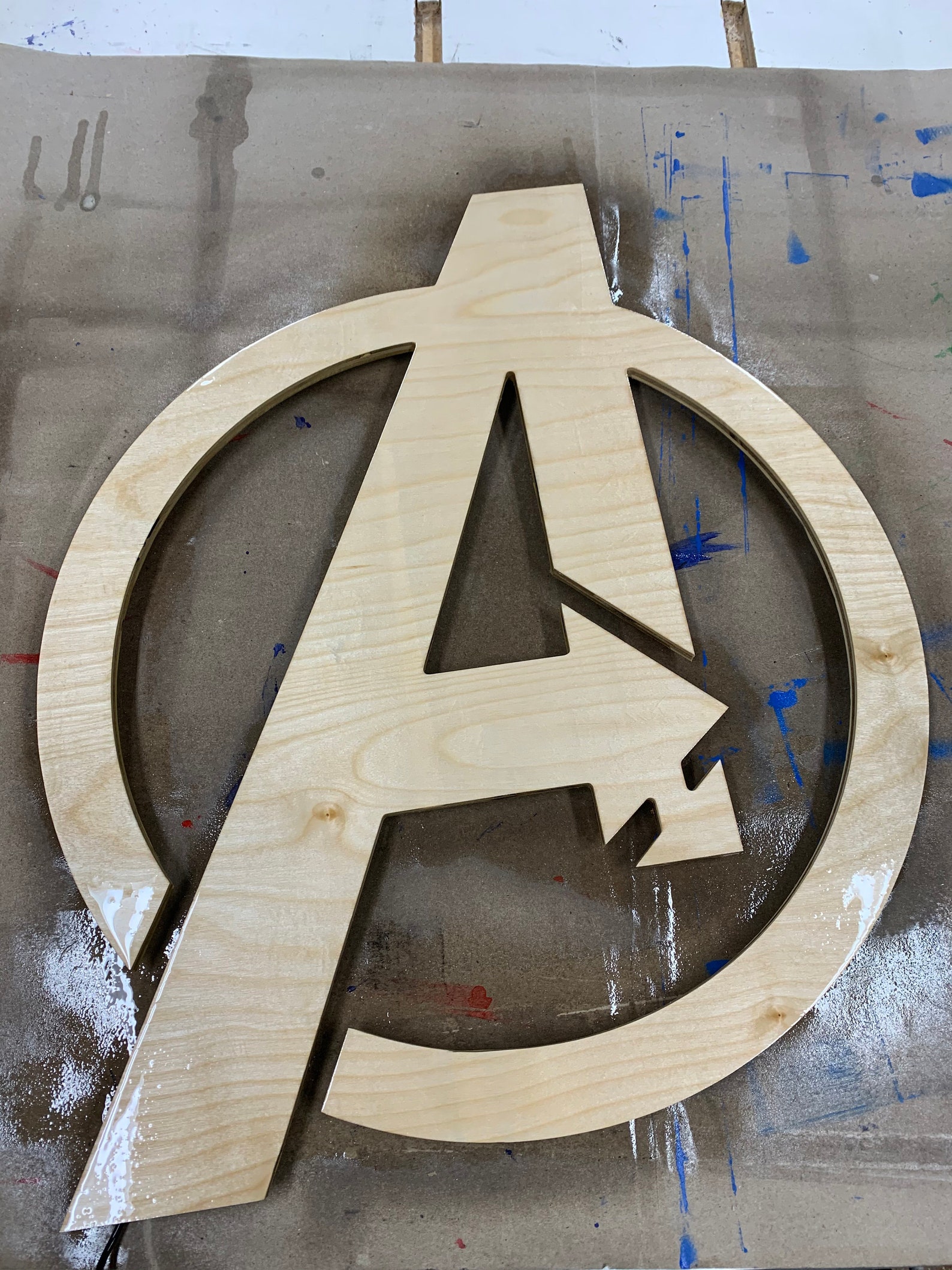 Wood Illuminated Avengers Sign Wall Art Wall Decor | Etsy