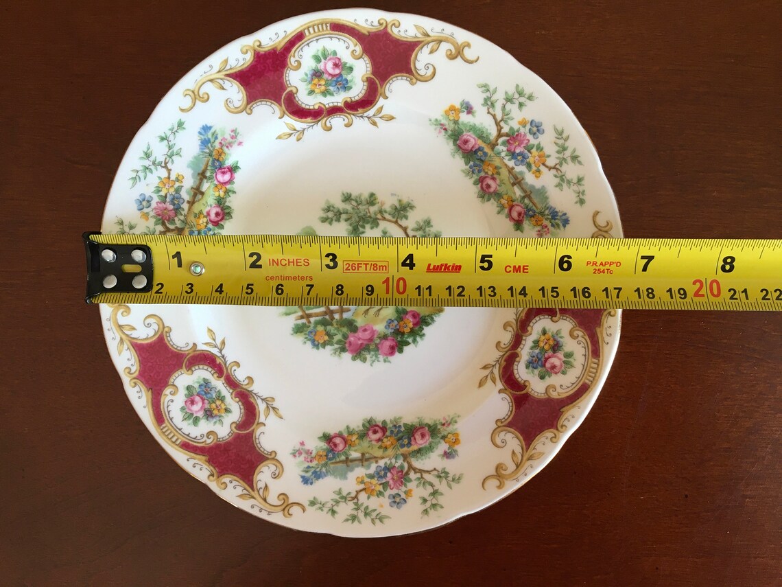 EB Foley Broadway Red Bird of Paradise Fine Bone China Trio - Etsy