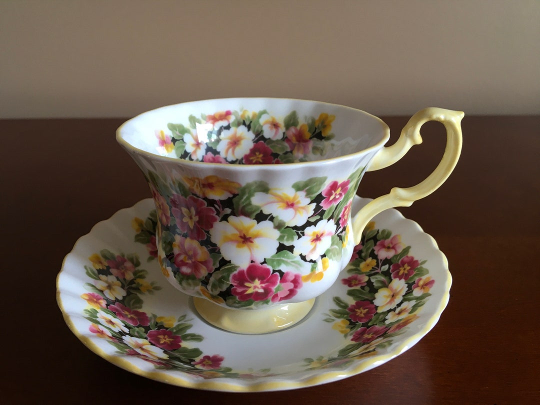 Royal Albert Fragrance Series Primula Fine Bone China Tea Cup With ...