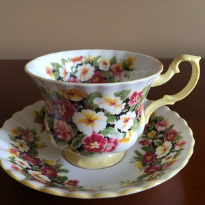 Royal Albert Fragrance Series Primula Fine Bone China Tea Cup With ...