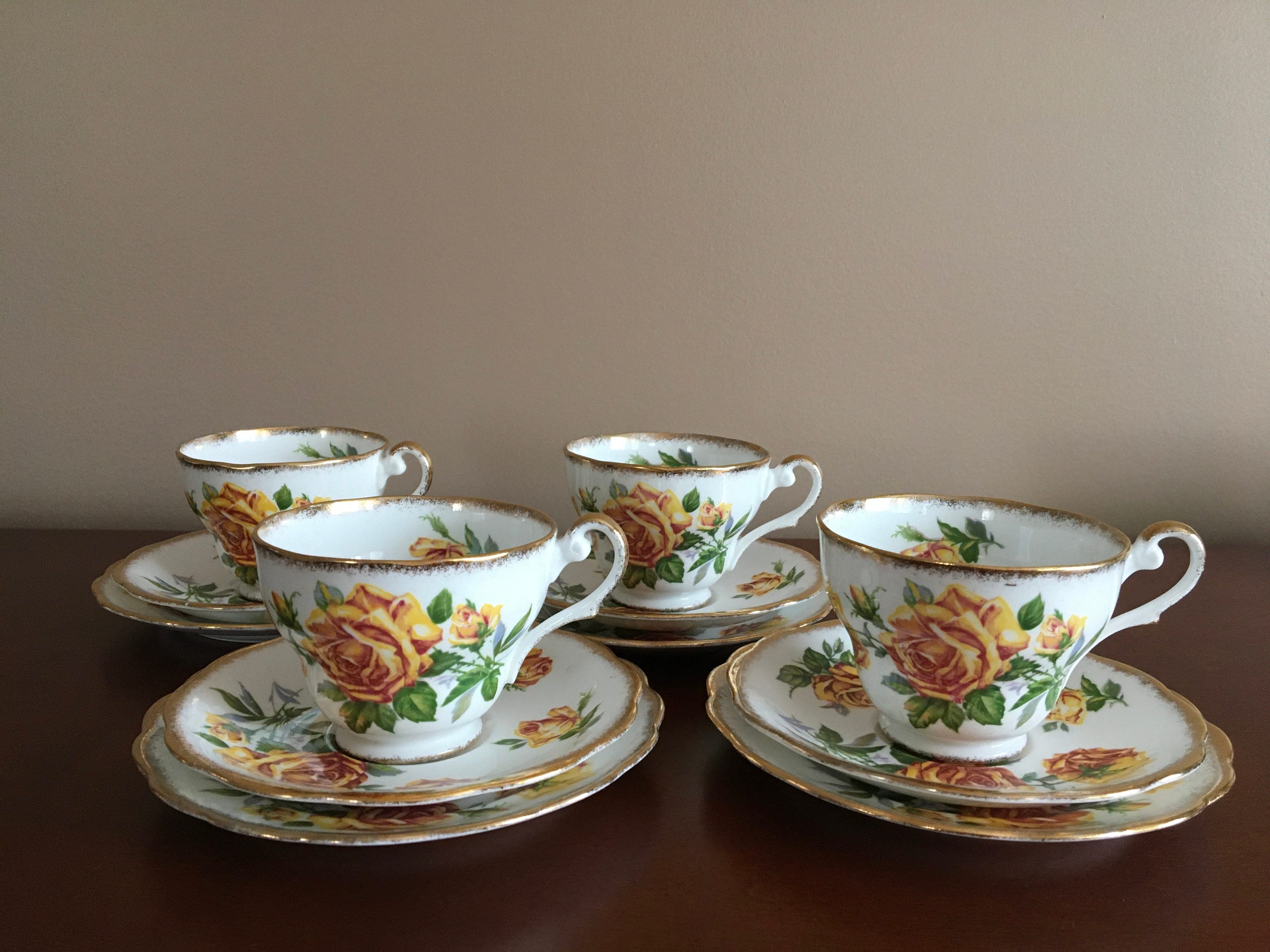 1 of 4 Vintage Royal Standard Romany Rose Fine Bone China Tea - Etsy Canada