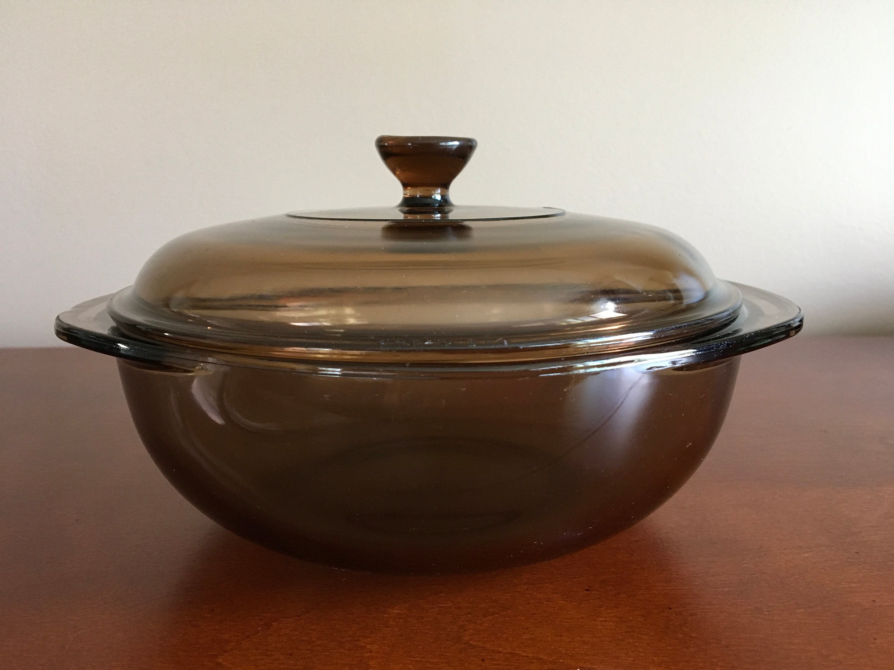 Choice of Vintage Corning ware/Pyrex Amber Vision saucepan | Etsy