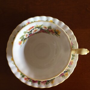 Royal Albert Fragrance Series Primula Fine Bone China Tea Cup With ...