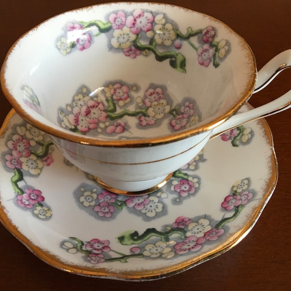Cherry Blossom China Tea Cup - Etsy