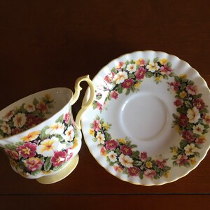 Royal Albert Fragrance Series Primula Fine Bone China Tea Cup With ...