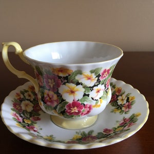 Royal Albert Fragrance Series Primula Fine Bone China Tea Cup With ...