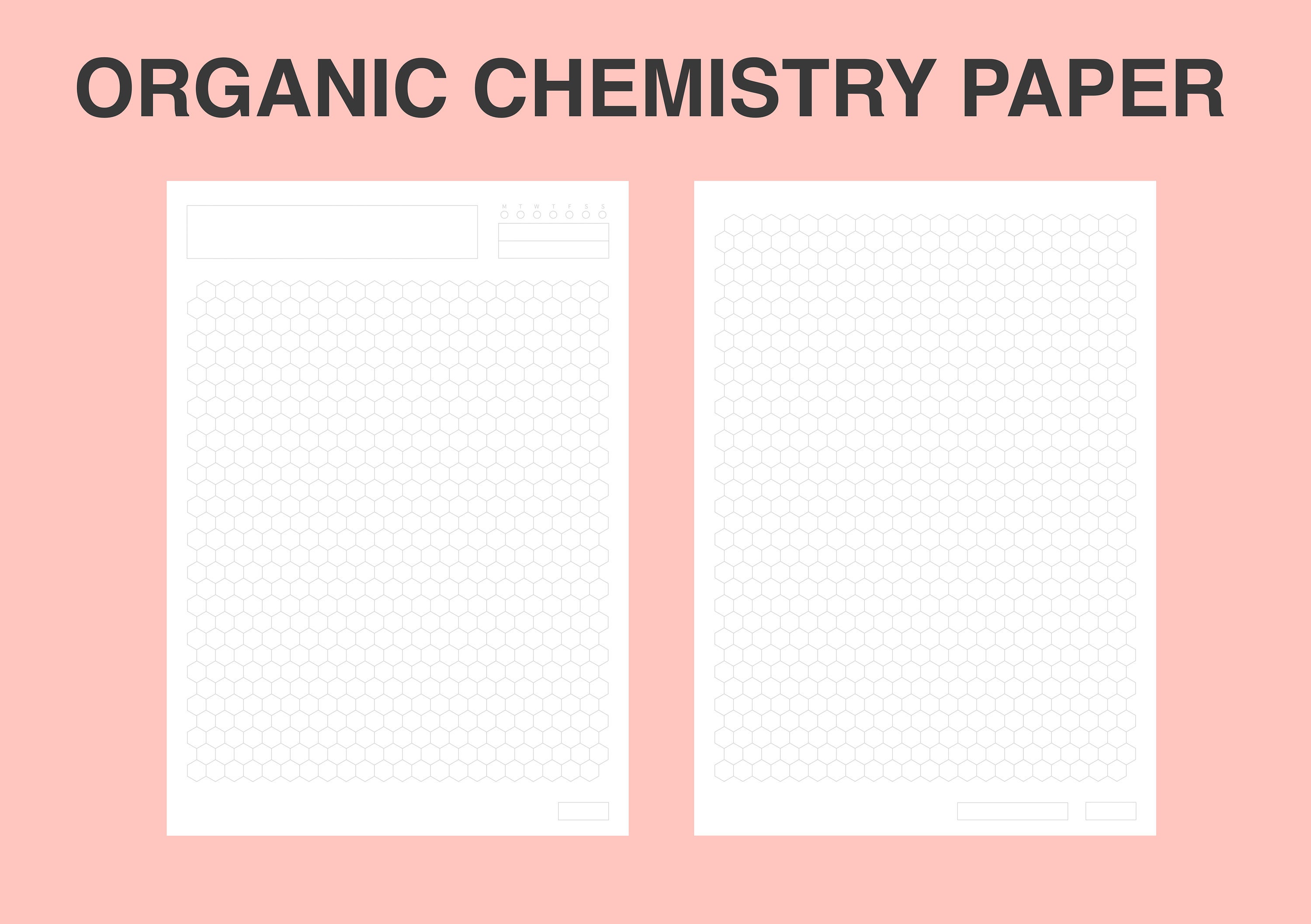 Goodnotes A5 Paper (lined, Grid, Dotted, Organic Chemistry) - Etsy