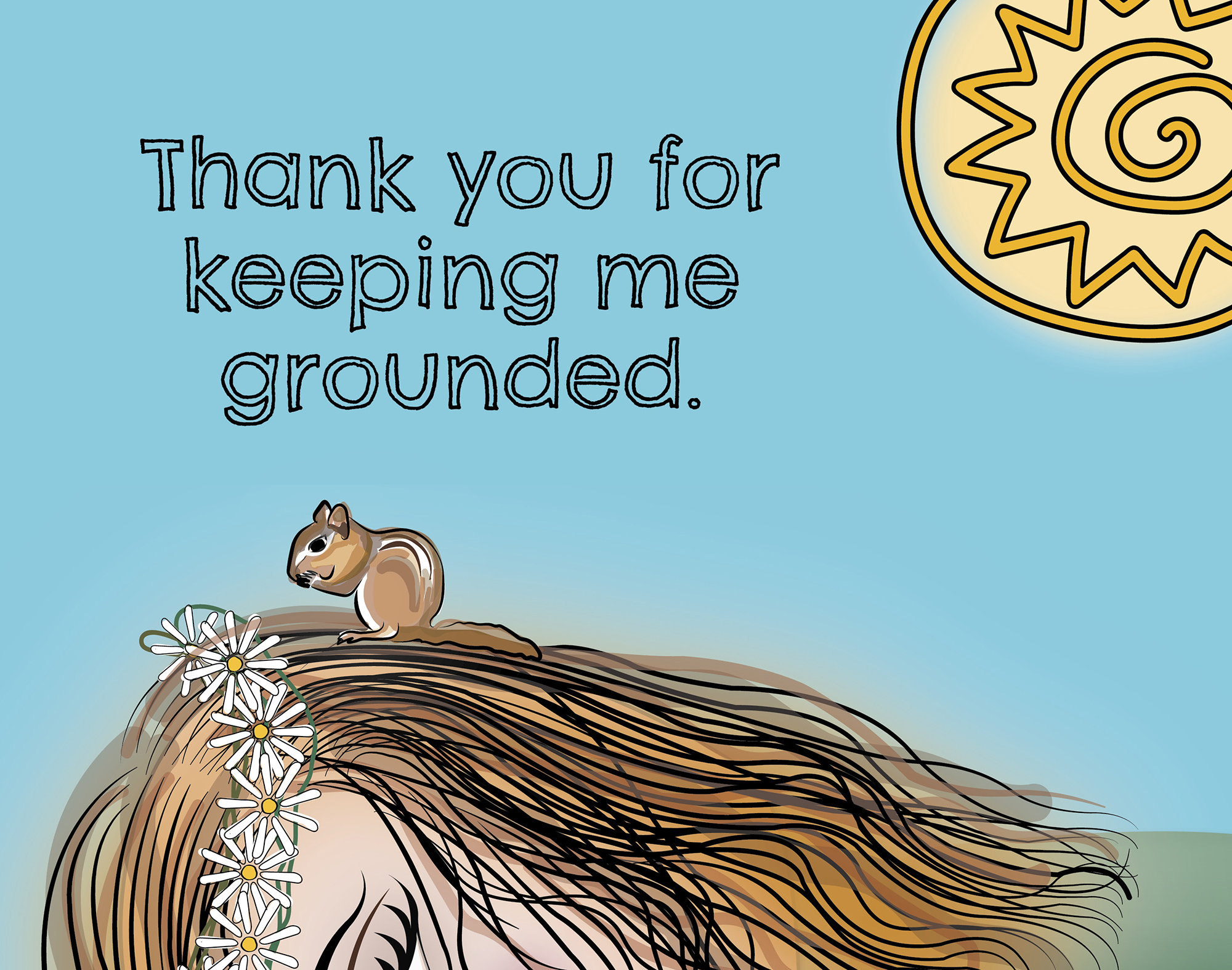 Keeping Me Grounded Thank You Family and Friends Positive Vibes Blank ...