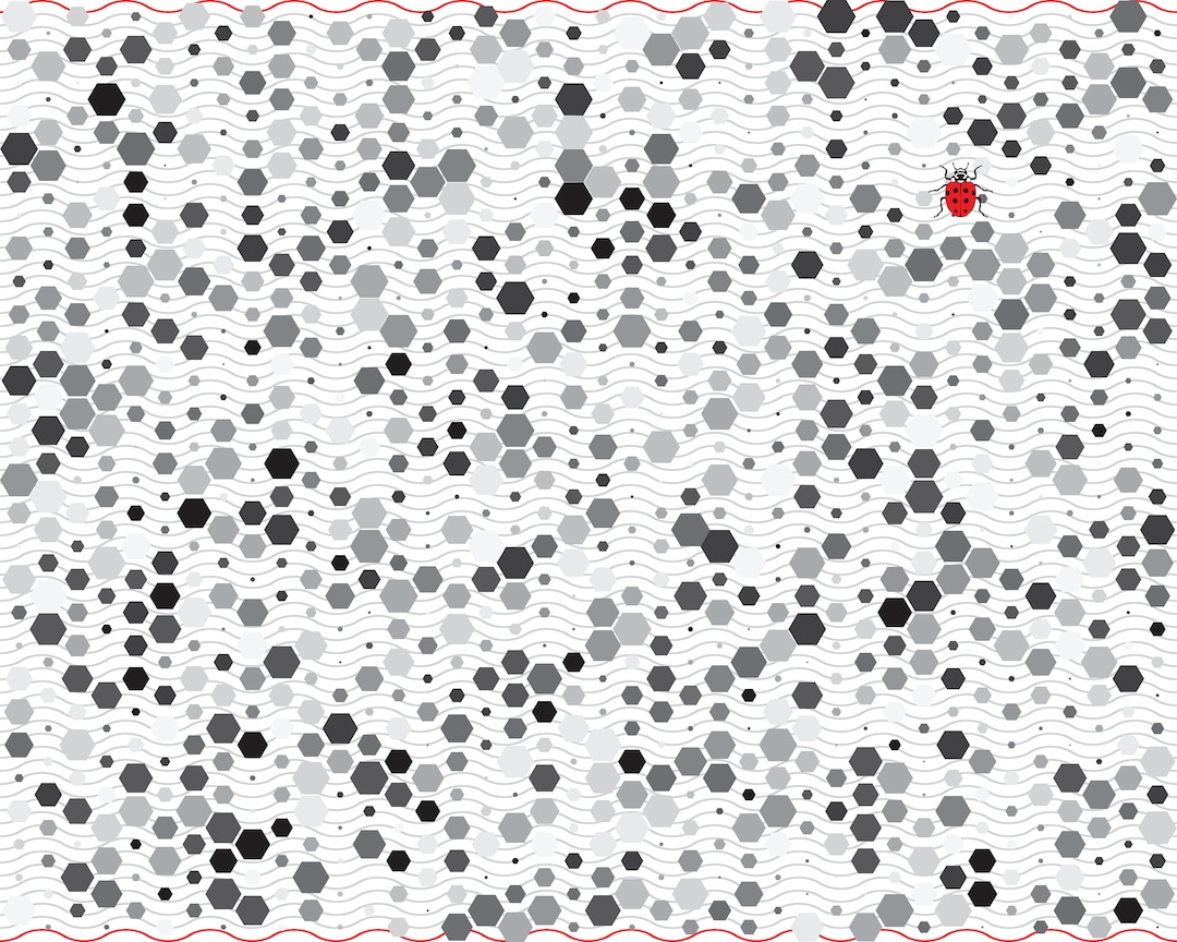 SVG Hexagons Random Size,seamless Pattern, Digital Clipart,files Eps ...