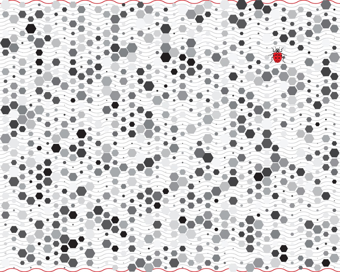 SVG Hexagons Random Size,seamless Pattern, Digital Clipart,files Eps ...