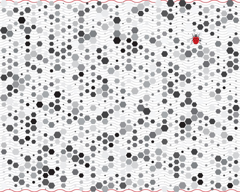 SVG Hexagons Random Size,seamless Pattern, Digital Clipart,files Eps ...