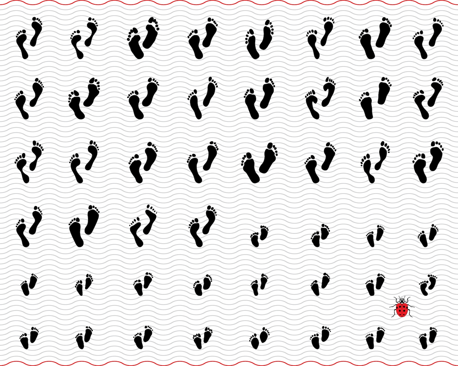Footprints SVG, Digital Clipart , Black Silhouettes, Eps, Jpg ...