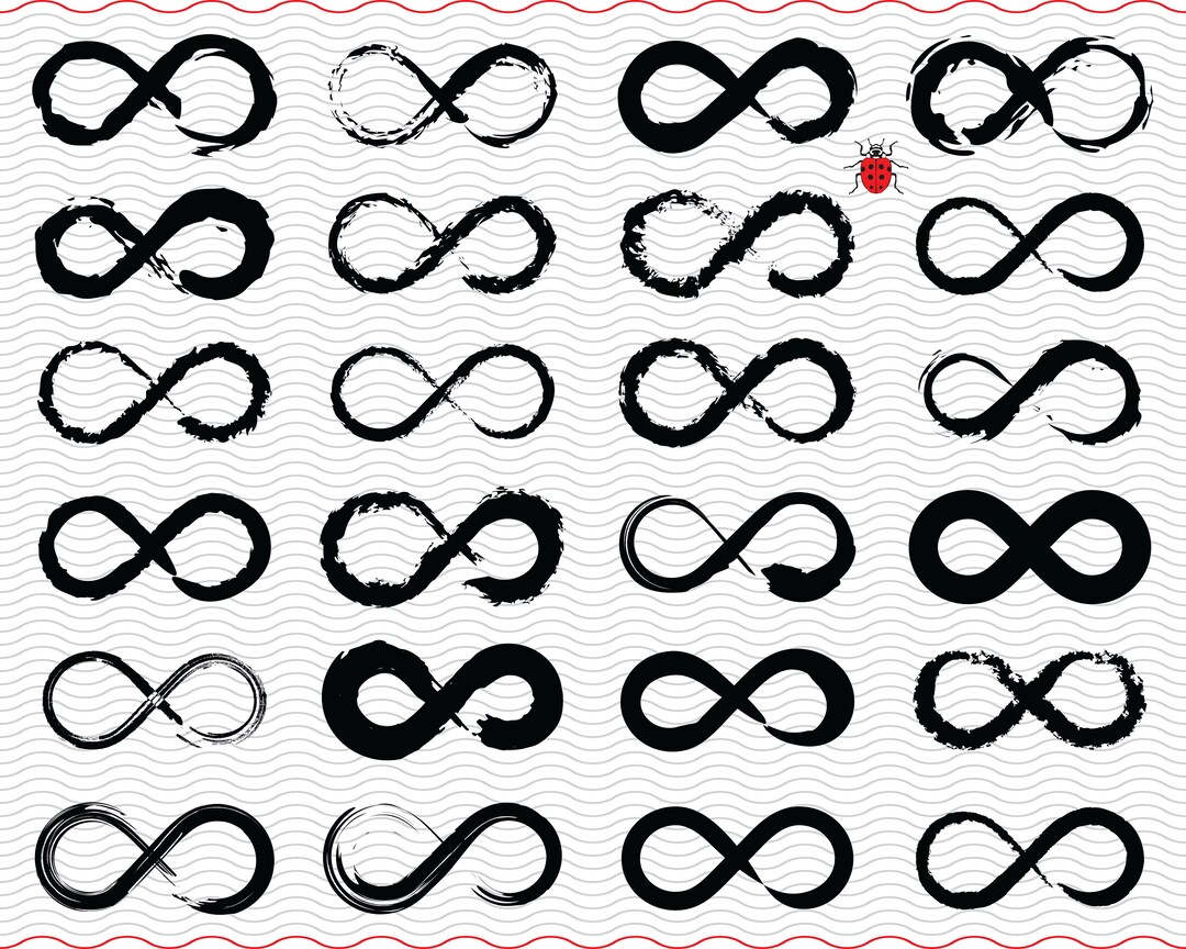 SVG Infinity Symbol, Endless Loop, Digital Clipart, Files Eps Jpg, SVG ...