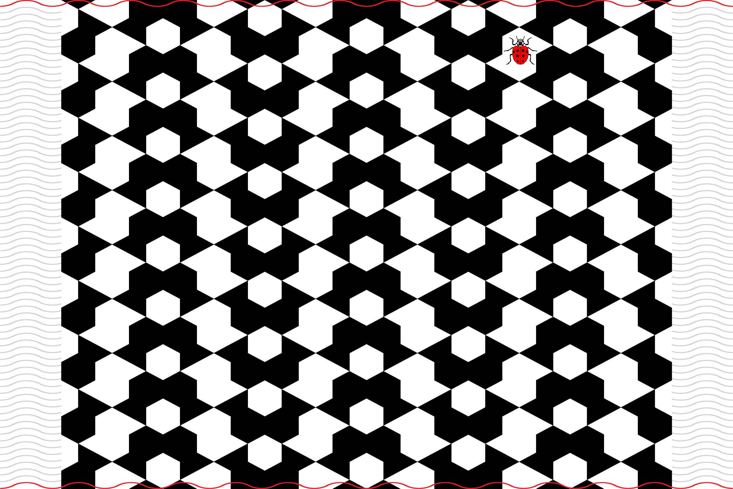 SVG Polygons Black White, Seamless Pattern, Digital Clipart, Files Eps ...