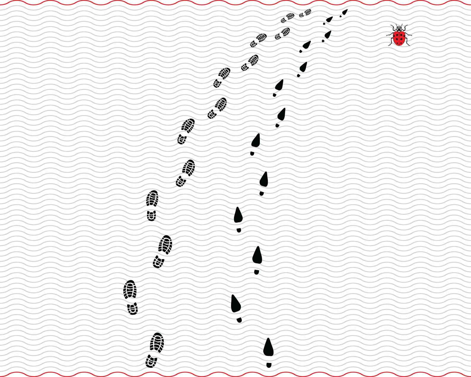 SVG Man Woman Footsteps, Shoe Prints Silhouettes, Digital Clipart ...