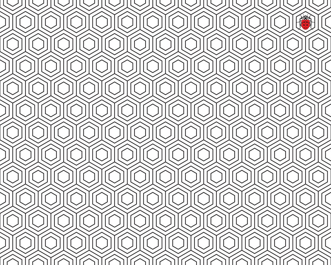 SVG Hexagons Pattern, Seamless Background Digital Clipart, Files Eps ...