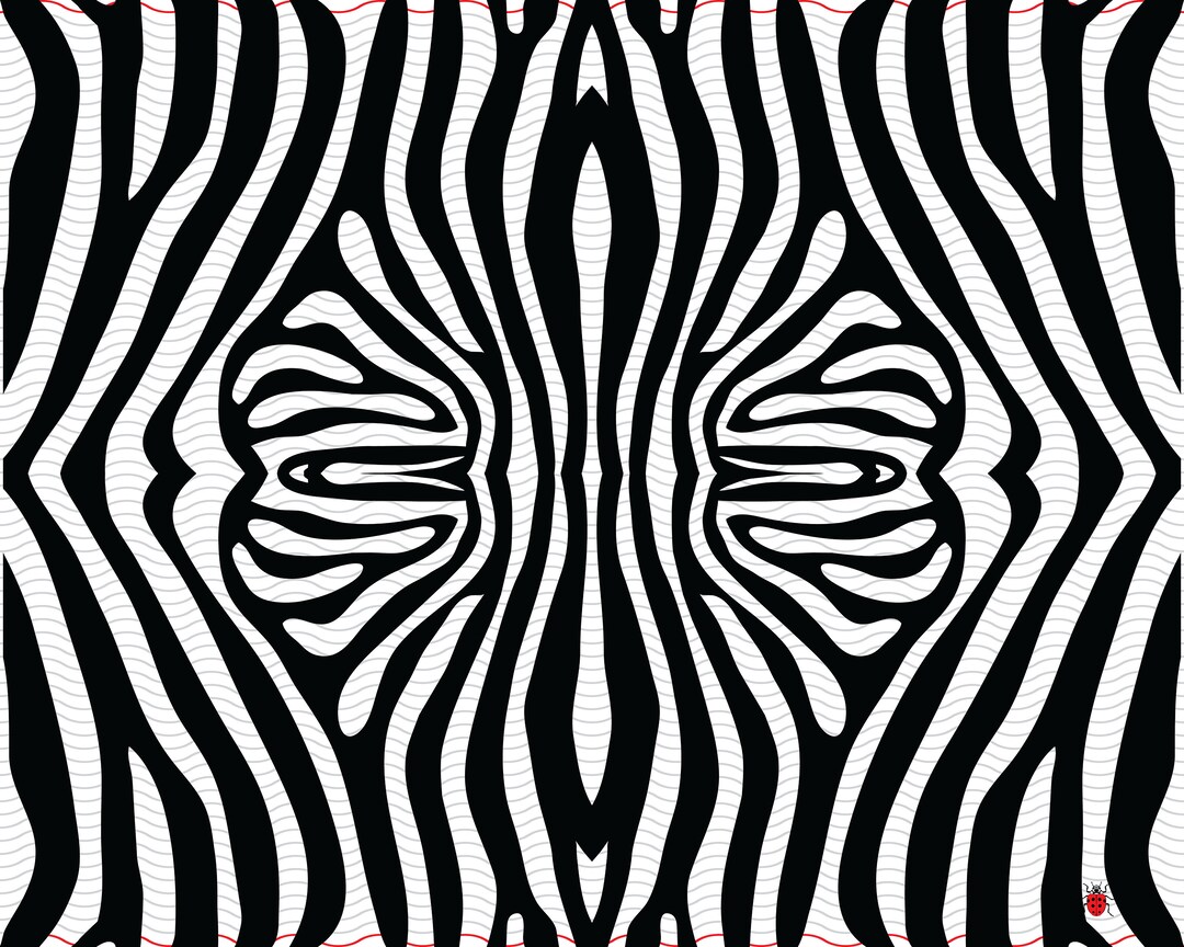 Leather of Zebra SVG, Black Silhouette Digital Clipart, Files Eps Jpg ...