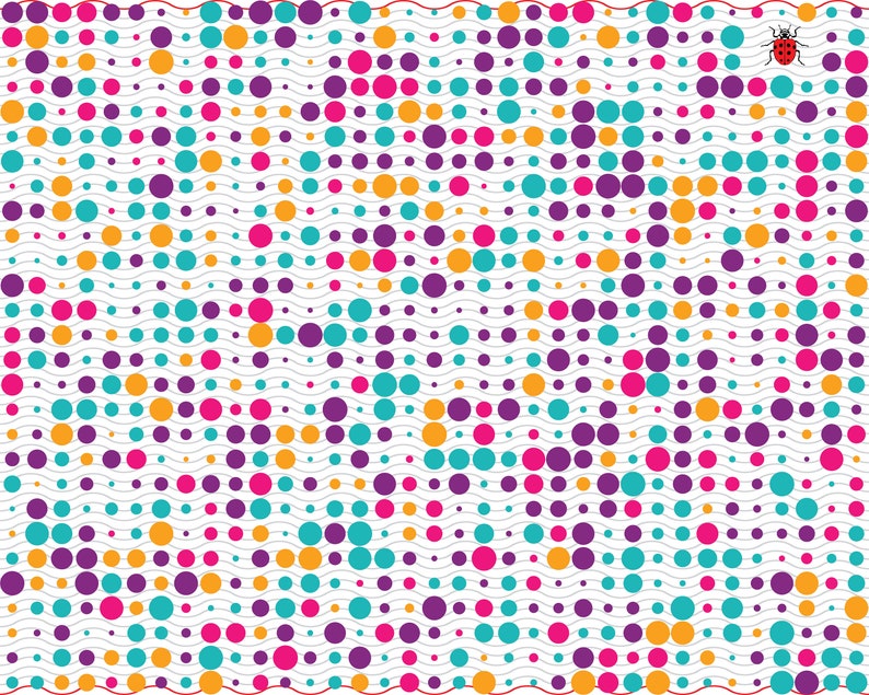 SVG Colorful Dots, Seamless Background Digital Clipart, Files Eps Jpg ...