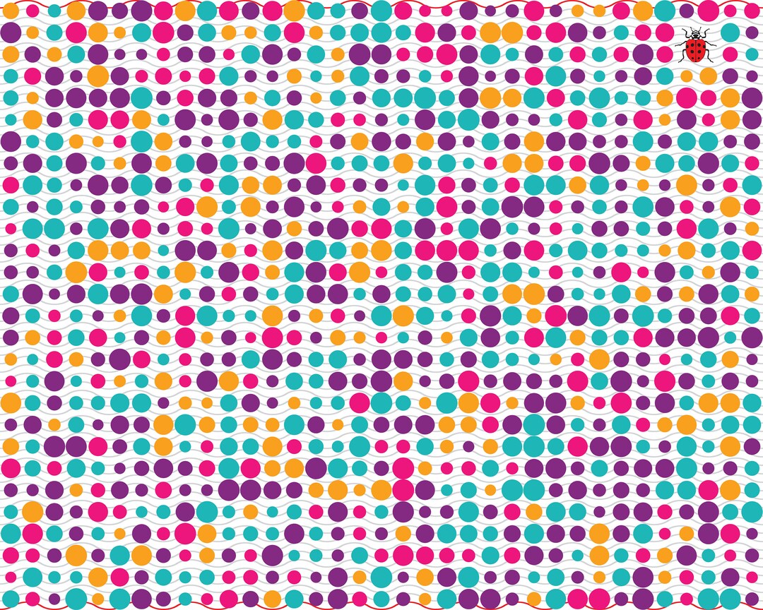 SVG Colorful Circles, Random Size, Seamless, Digital Clipart, Eps, Jpg ...