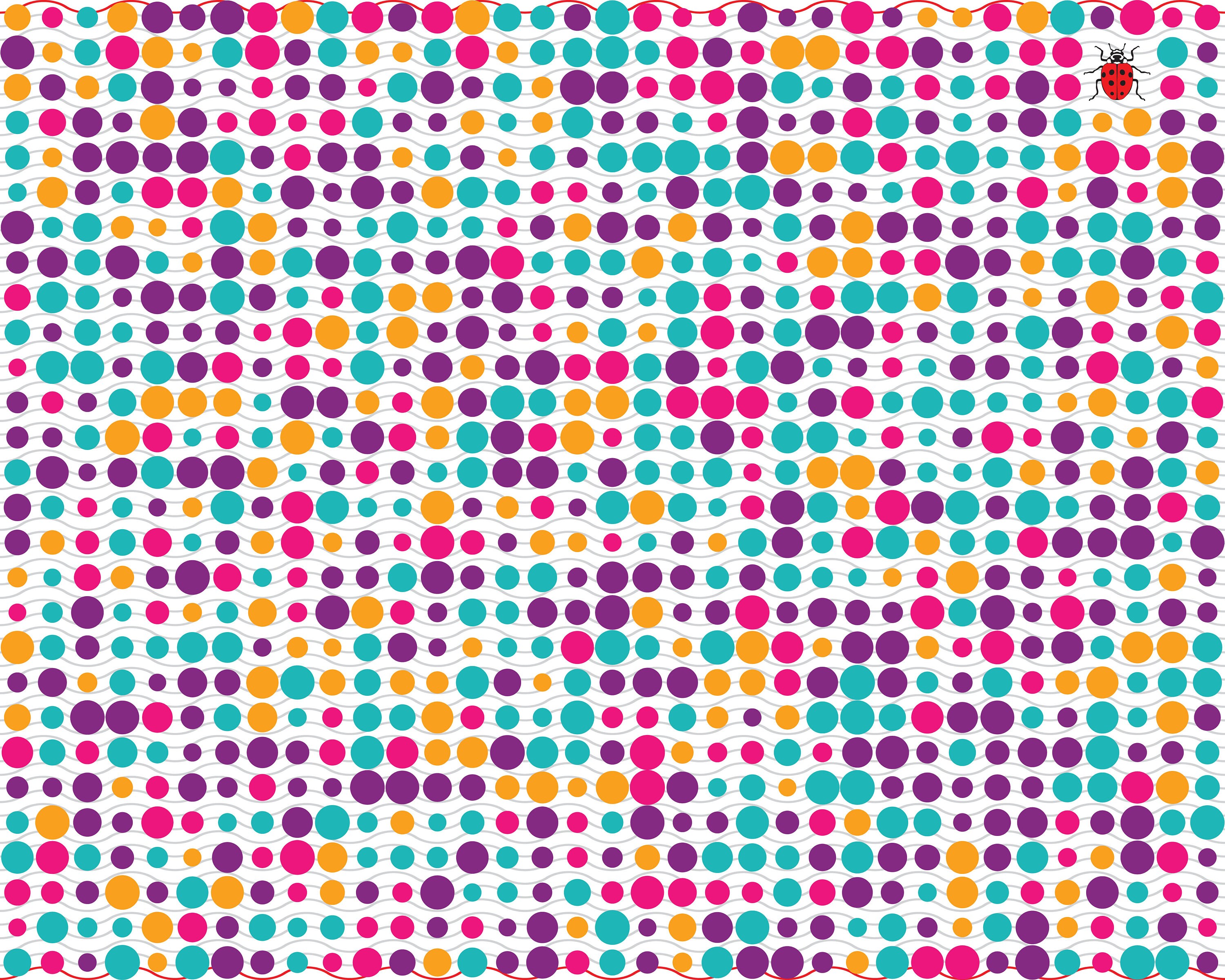 Svg Colorful Circles Random Size Seamless Digital Clipart Eps Circles Isolated Vector