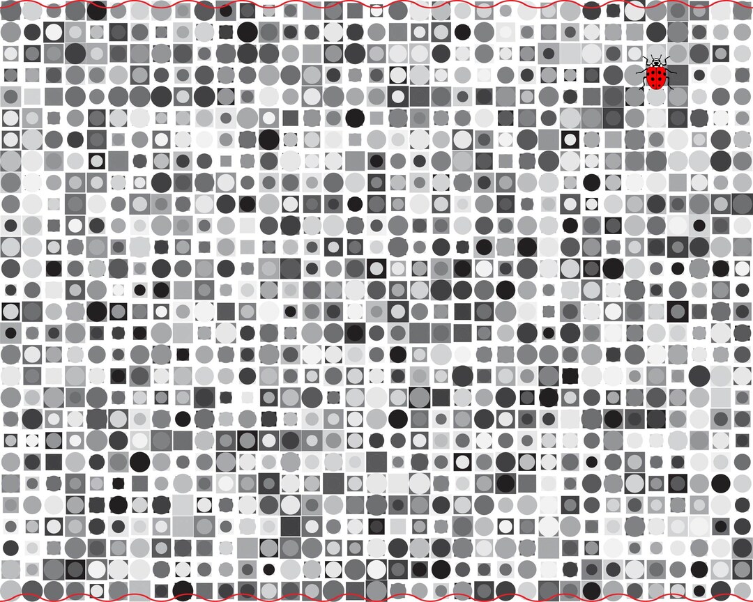 SVG Squares Circles Random, Seamless Pattern, Digital Clipart,files Eps ...