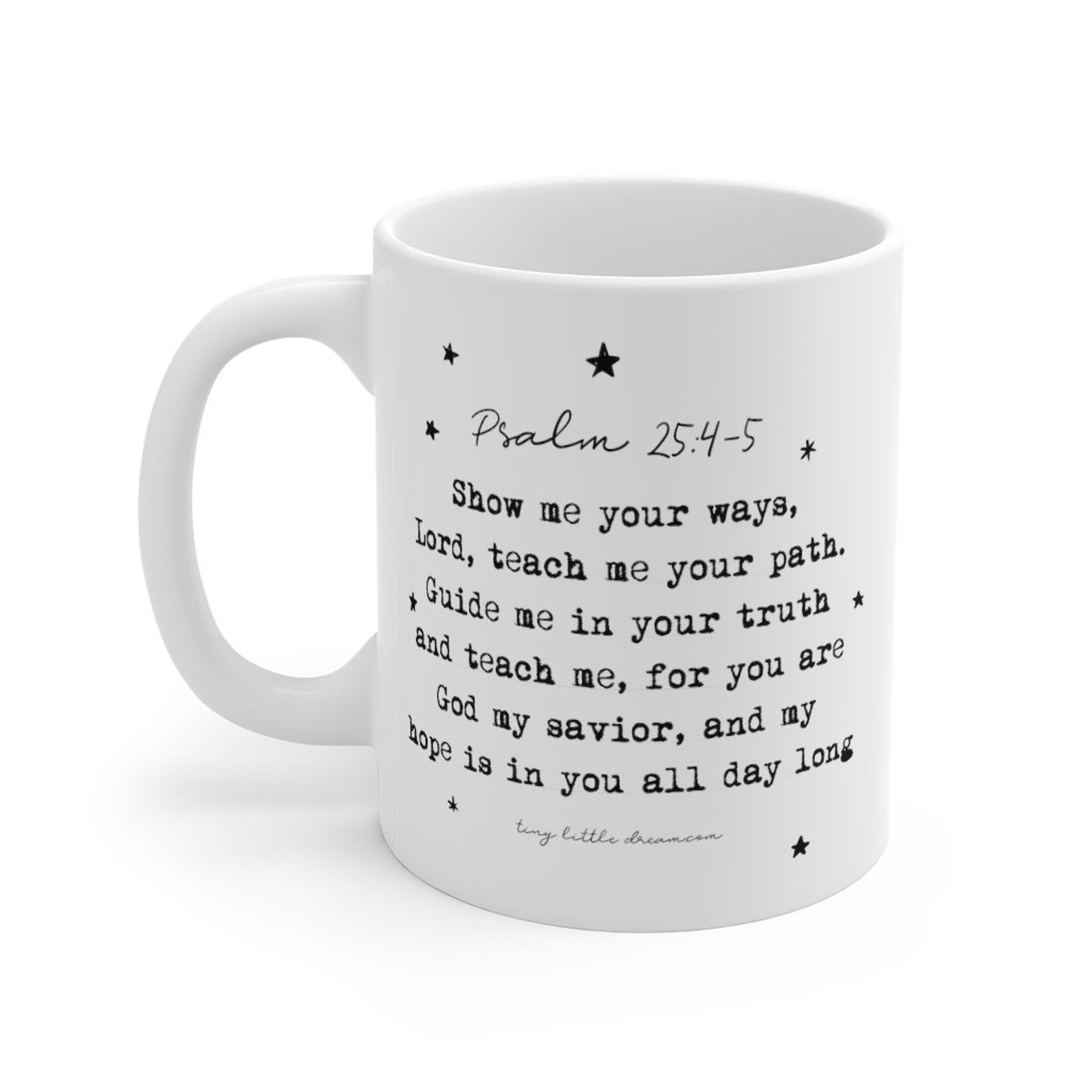 Mug 11oz I Psalm 25:4 Scripture Mug - Etsy