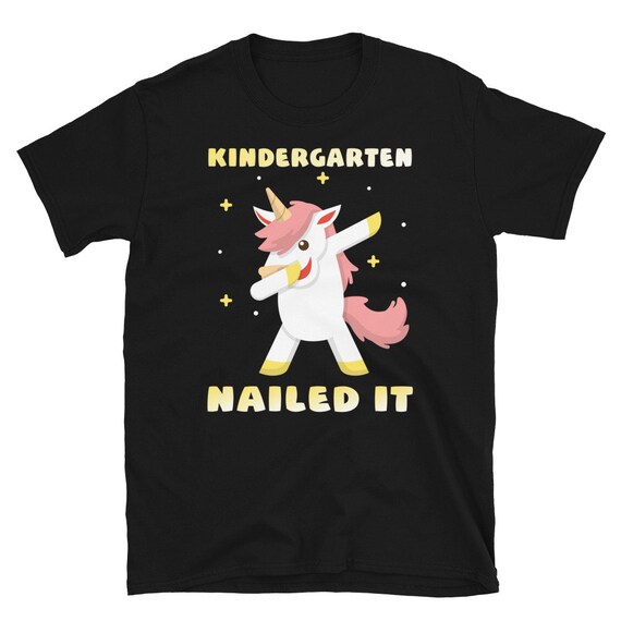 Kindergarten Nailed It Zero Two Dabbing Unicorn Star Unisex | Etsy
