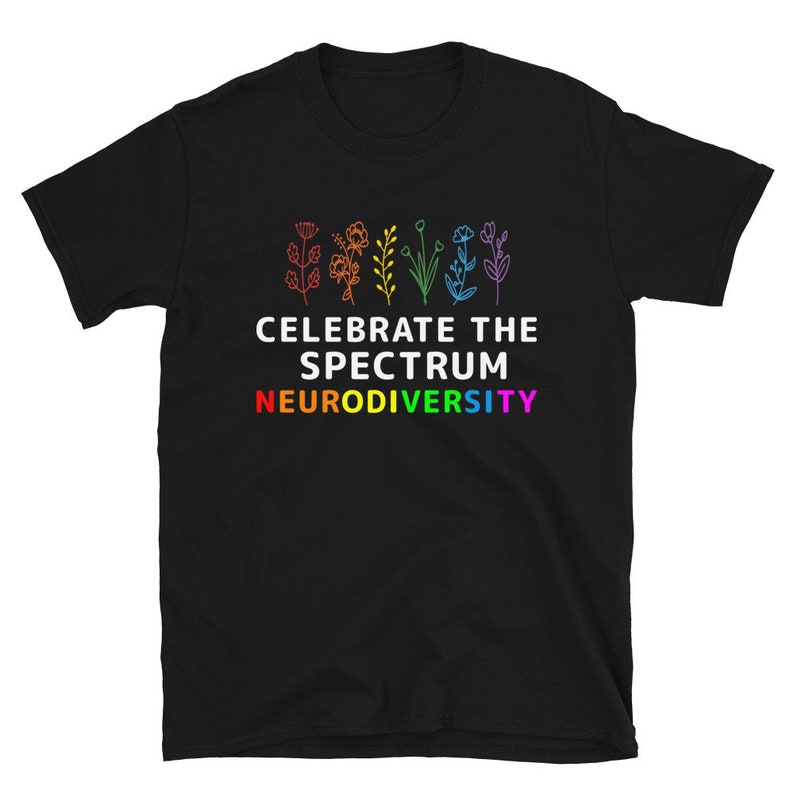 Celebrate the Spectrum Neurodiversity Puzzle Flower Unisex | Etsy