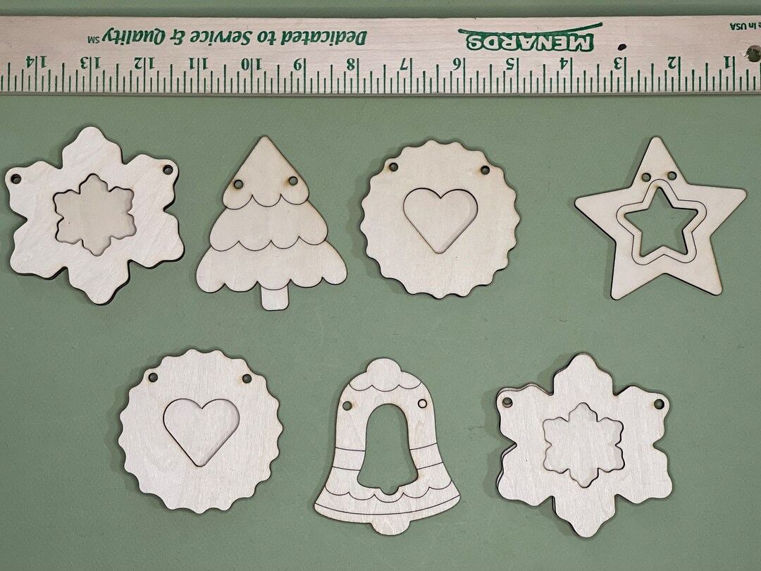 Unfinished Wood Cookies for Garland, Ornaments or Wreaths - Etsy